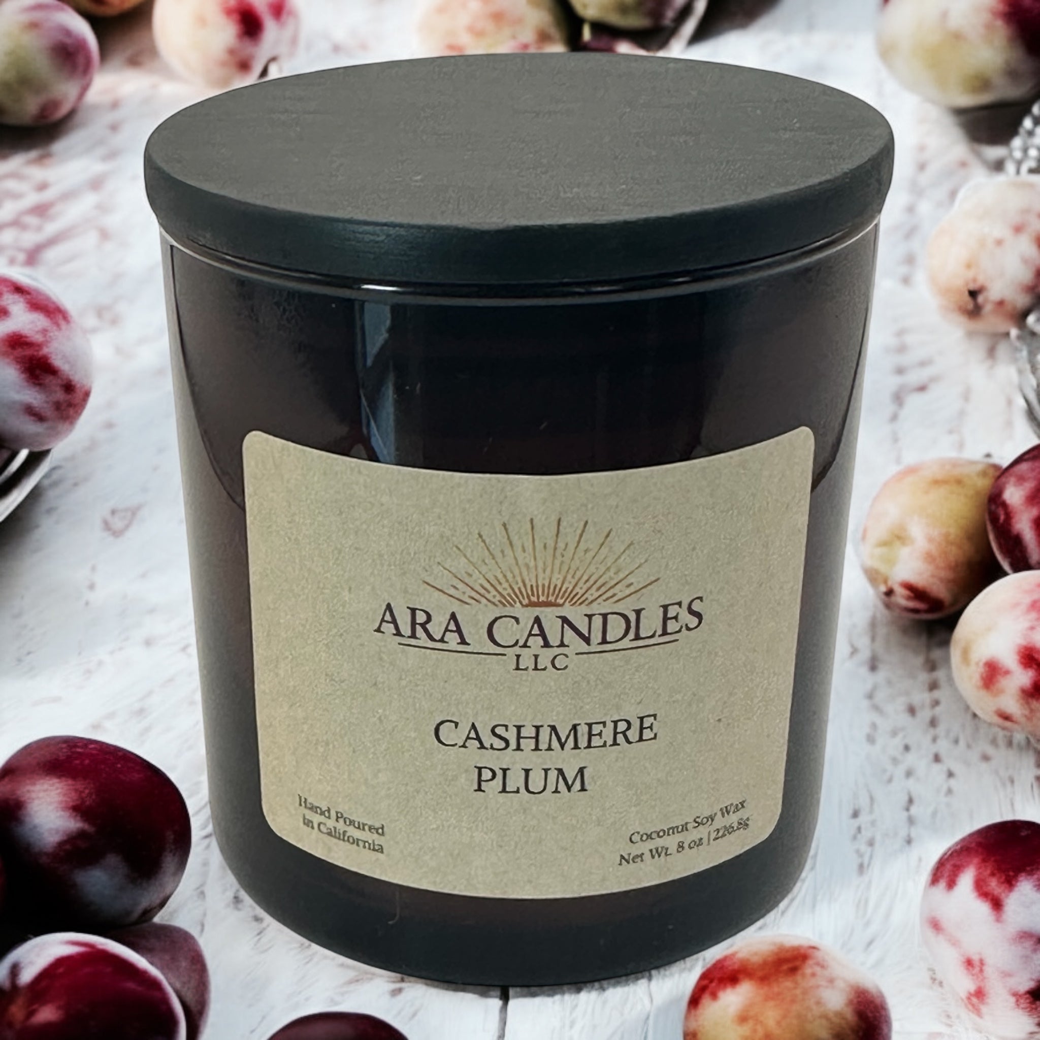 Cashmere Plum Flameless – AraCandles